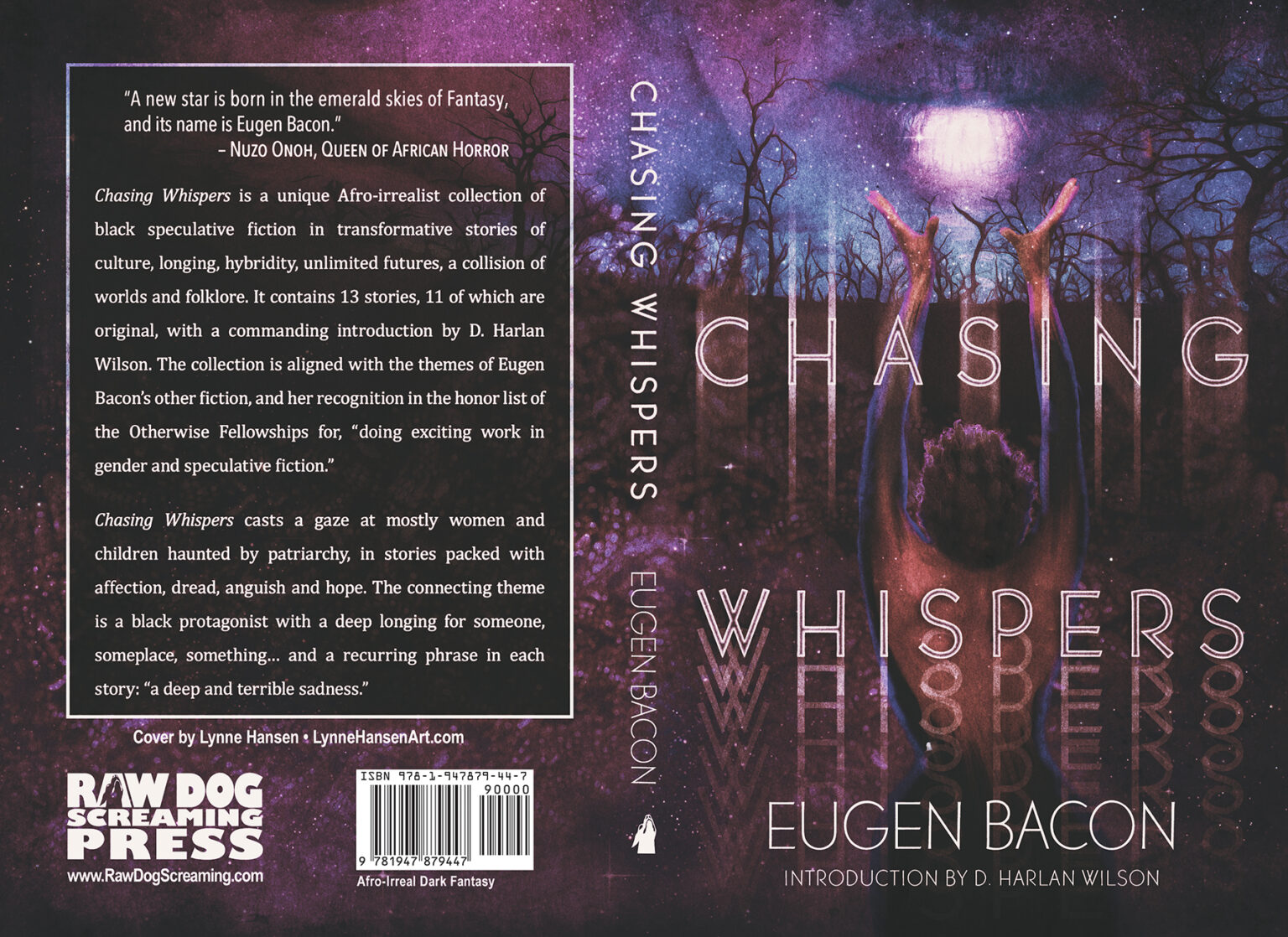 Cover Reveal: CHASING WHISPERS by Eugen Bacon – Raw Dog Screaming Press